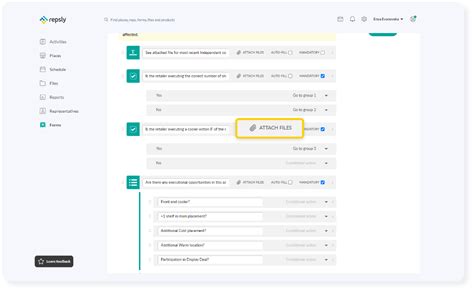 how to attach files to forms repsly knowledge base