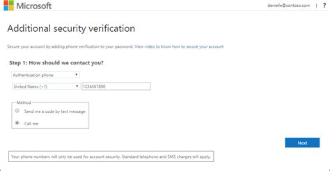 set up a mobile device as your two factor verification method azure