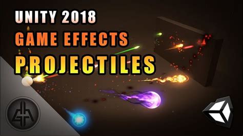 unity 2018 game vfx projectile bullet raycast tutorial