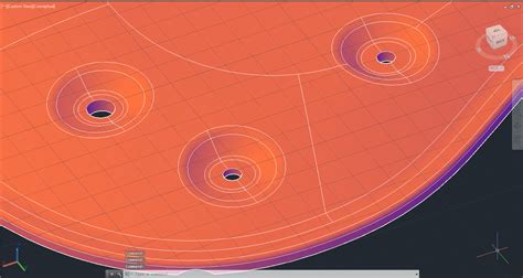 solved filling in holes on a contoured curved surface autodesk