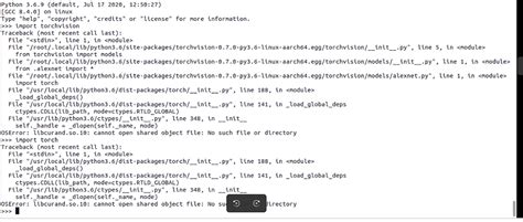 oserror libcurand so 10 cannot open shared object file no such file