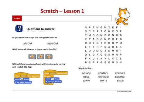 scratch lessons teaching resources