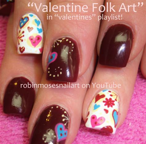 Red Rose Valentine Nails Red Rose Nails Red Rose Nail Art Red Rose