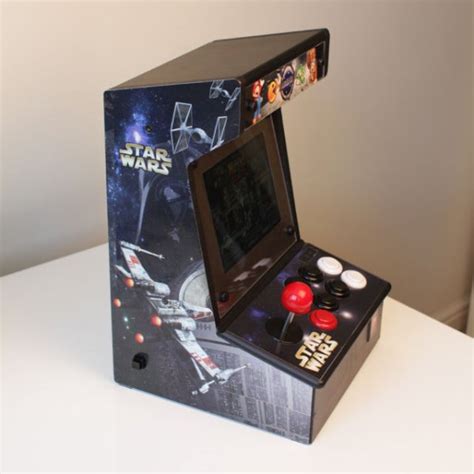 bartop mini retro arcade raspberry pi and customised icade