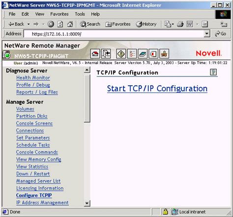 novell doc nw 6 5 sp8 tcp ip administration guide configuring a server
