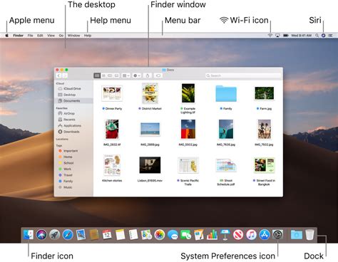 the desktop menu bar and help on your mac apple support