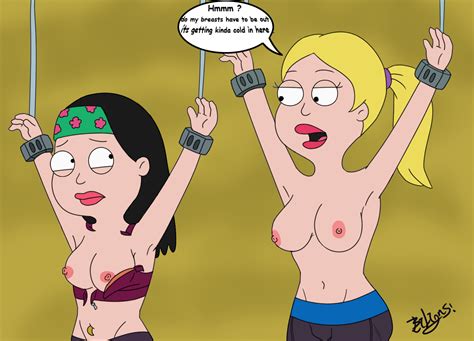 Rule 34 2girls Accurate Art Style American Dad Belly Belly Piercing