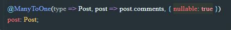 set relation nullable true doesn t work · issue 411 · nestjs typeorm