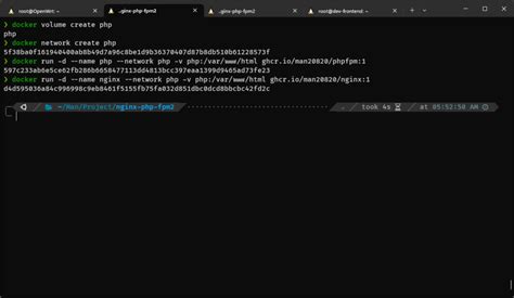 how to run nginx php fpm in docker container separate image tkjpedia