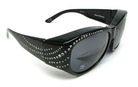 Foster Grant Solar Shield Polarized Fit Over Sunglasses 100 Uv Black