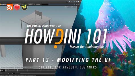 learn houdini howdini101 012 customizing the ui youtube