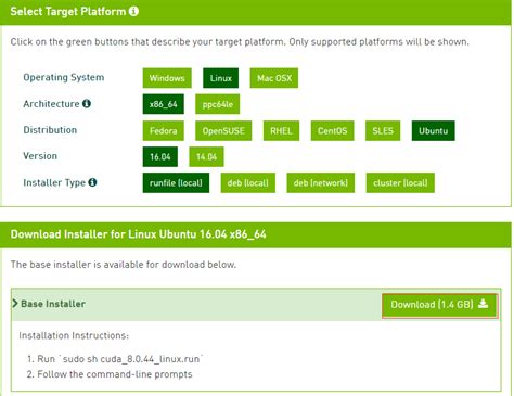ubuntu16 04 安装配置深度学习配置：gpu加速 cuda cudnn opencv caffe