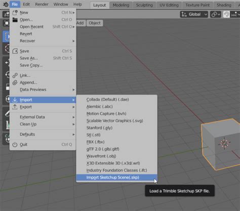 sketchup importer for blender 2 82a released blender 3d architect