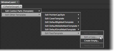 templates componentone gauges for wpf and silverlight