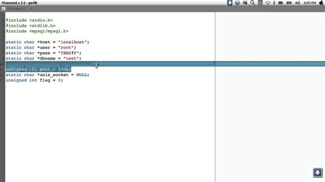 mysql c api transaction example
