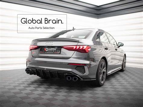 【楽天市場】アウディ A3 8y Sライン セダン リア ディフューザー マフラーカッター Audi スプリッター ディフューザー エアロ