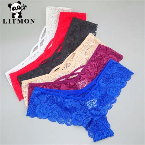 Buy Litmon Sexy Panties Xxl M Women Thong Lace Solid