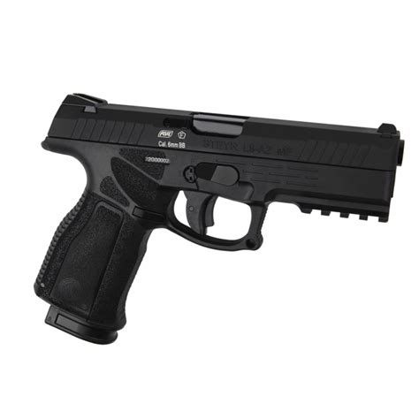Asg Réplique Pistolet Airsoft Steyr L9 A2 Gbb Co2 Noir Heritage