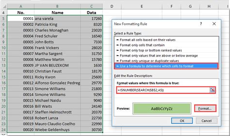 how to create your own search box in excel