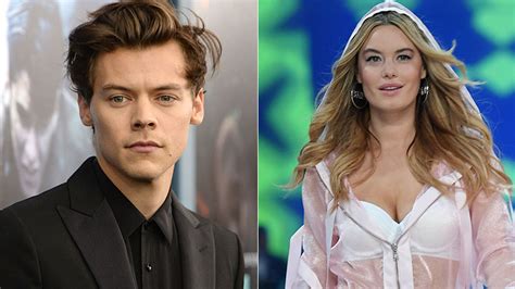 Harry Styles Linked To Victorias Secret Model Camille Rowe Hello