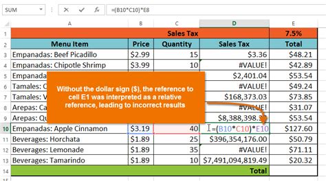 how to make a formula constant in excel