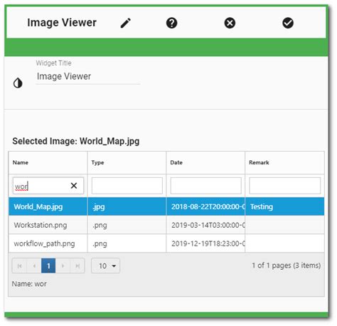 image viewer widget