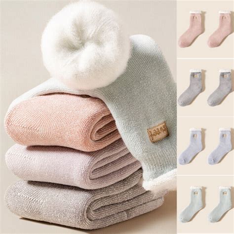 Women Thermal Fluffy Bed Socks Warm Soft Fleece Socks Floor Socks Ankle