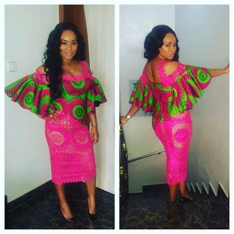 Ankara And Lace Aso Ebi Styles Combinations Dezango African Print