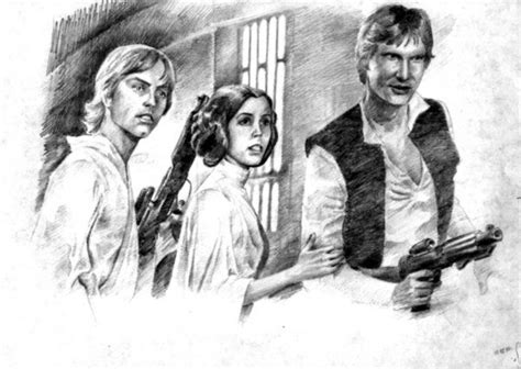 Leia Luke And Han By Loye On Deviantart Leia Luke Historical Figures