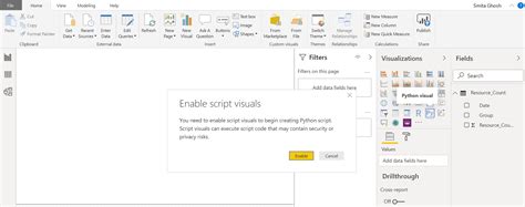 solved python integration with power bi importing excel