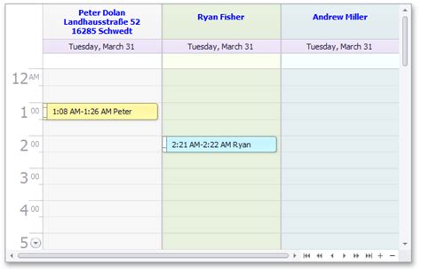 schedulercontrol customdrawresourceheader event winforms