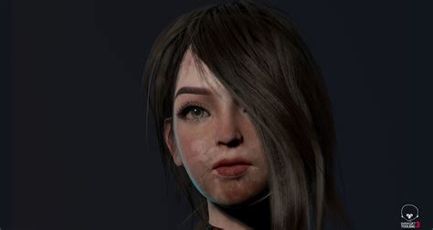 3d Model Survivor Girl 1 Game Ready Low Poly 3d Model Vr Ar Low