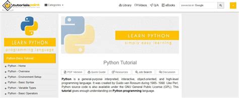 30 best free paid resources to learn python online in 2020