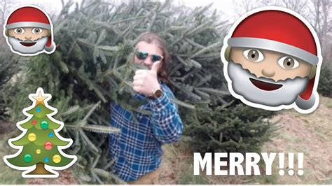How To Cut Down A Christmas Tree Youtube