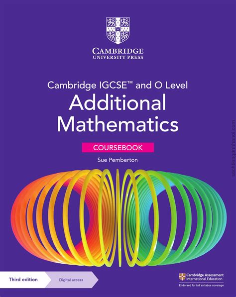 Complete Additional Mathematics For Cambridge Igcse O