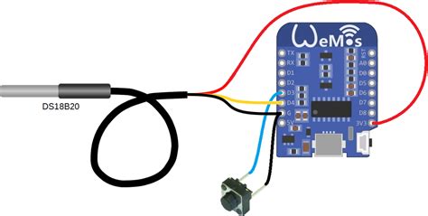 temperature logger with nodemcu esp8266 d1 mini to