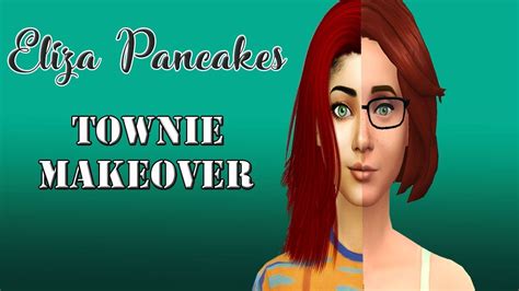 The Sims Townie Makeover Eliza Pancakes😱😱 Youtube