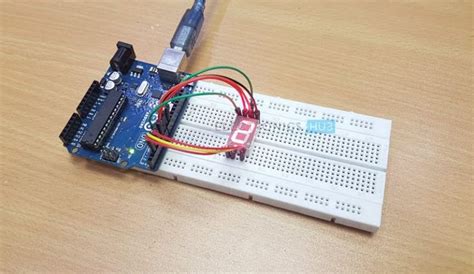 arduino 7 segment display interface circuit rolling dice arduino