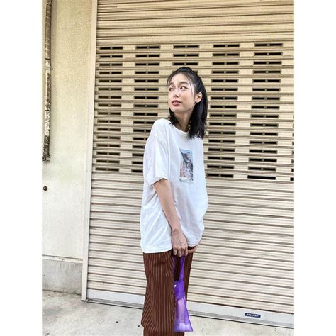 吉倉あおいさんのインスタグラム写真 吉倉あおいinstagram 「t Shirt Moussyofficial Pants