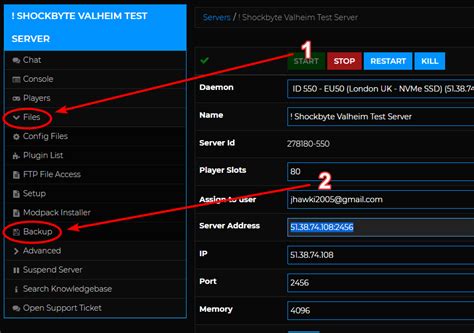 how to backup and restore your valheim server knowledgebase shockbyte