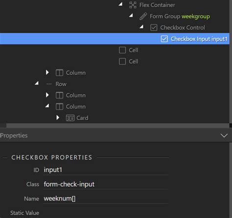 dynamic value of checkbox in repeat table for a get query checkbox