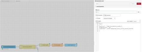 help with converting this automation to node red variable in data