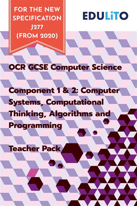 teacher pack bundle gcse computer science component 1 and 2 ocr j277