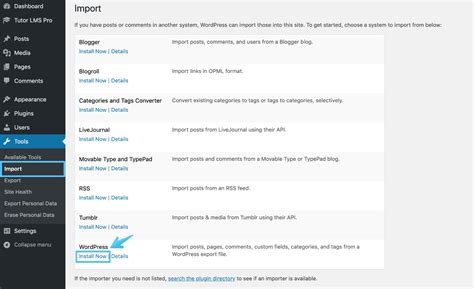 documention importing demo data