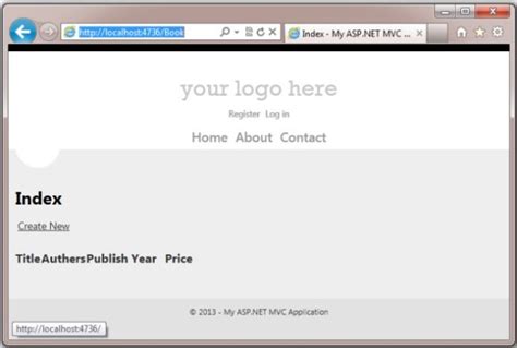 aspnetplex crud operations using the repository pattern in mvc images