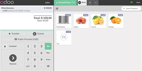 configure your table management — odoo 12 0 documentation