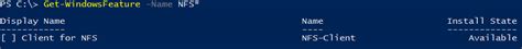 windows server nfs linux client