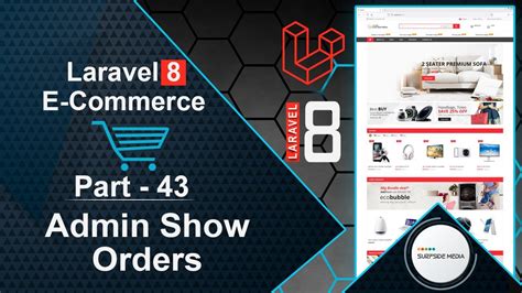 laravel 8 e commerce admin show orders