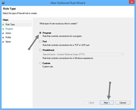 how to create advanced firewall rules using windows firewall make