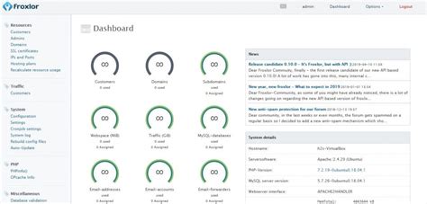 how to install froxlor server management panel on ubuntu 18 04
